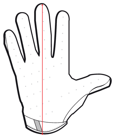 Football Glove Fit Guide To Fiiting A Football Glove Alpha Performance